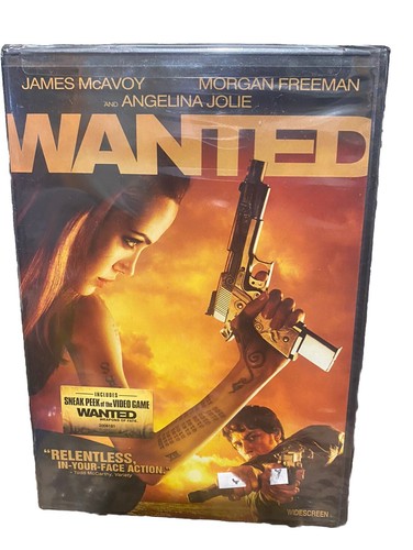 Wanted (DVD, 2008) James McAvoy , Morgan Freeman , Angelina Jolie ...