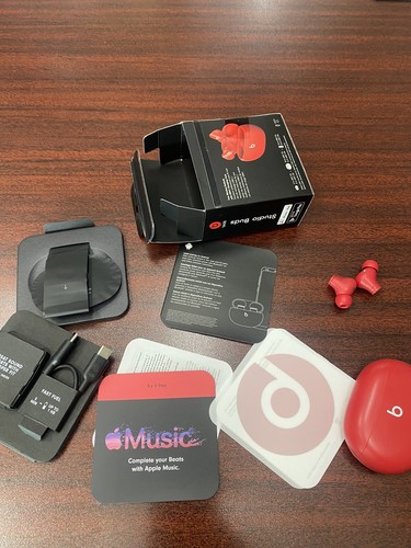 apple Beats by Dr. Dre Studio Buds - Beats Red iphone Airpods Wireless ...