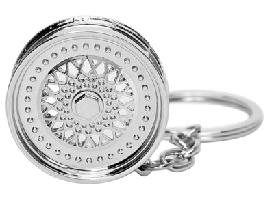 Fashion Metal Wheel Steel Rim Key Chain Keyring Car Key Holder Pendant ...