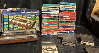 Vtg Intellivision Console Tested & WORKING with 36 Boxed Games And ...
