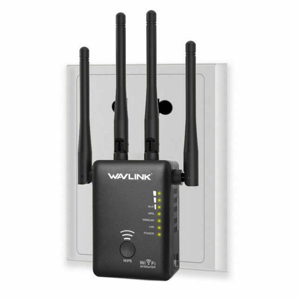 Wavlink WN575A3 AERIAL D4 AC1200 Dual-band Wireless AP Range Extender ...