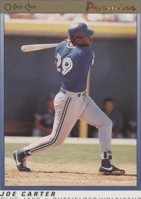 1991 O-Pee-Chee Premier - Joe Carter #20 for sale online | eBay