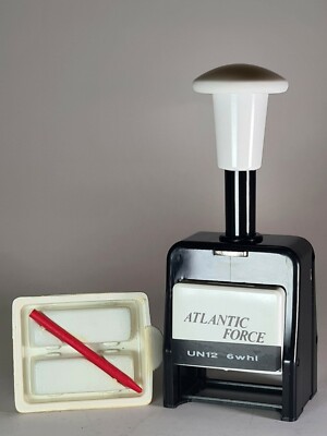 Atlantic Zeiser Automatic Numbering Machine, Vintage Letterpress ...