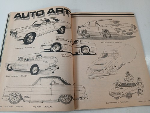 Autobuff Magazine USA January 1985 66 Ford Fairlane GT, 68 Chevelle ...