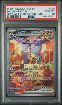 Raging Bolt EX SIR 208/162 - Temporal Forces - Pokemon Card - PSA 10 | eBay