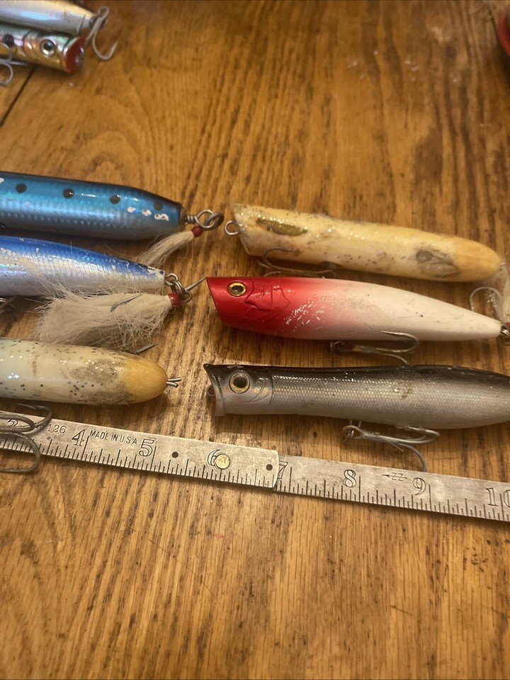 6 Lure Striper Plug Lure Lot Mixed Makes 5-6” | eBay