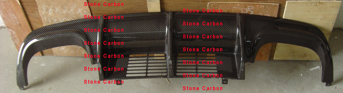 Carbon Fiber Rear Diffuser Fit For Benz W209 CLK 63 AMG Black Series | eBay