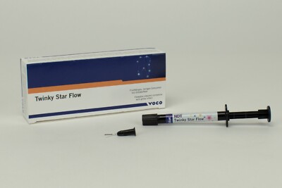 Voco Twinky Star Flow Coloured Light Curing Compomer Glitter Effect ...