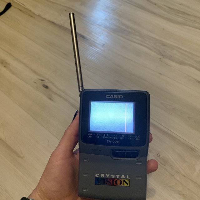 Casio Crystal Vision LCD Portable Color Television - Ev-500 for sale ...