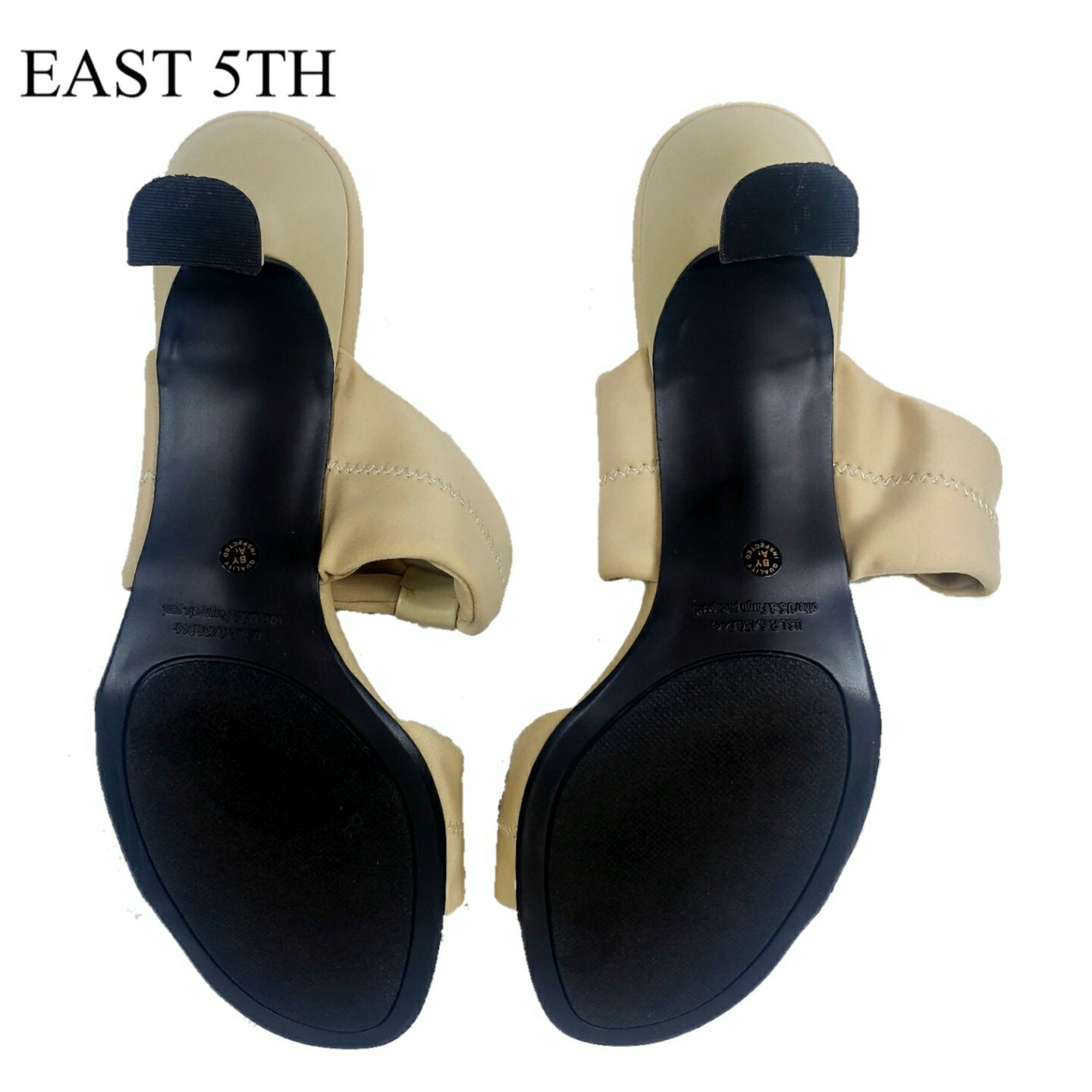 EAST 5TH WOMENS NATALIE BONE HEELED SLIP ON SHOES SIZE US 9.5M | eBay