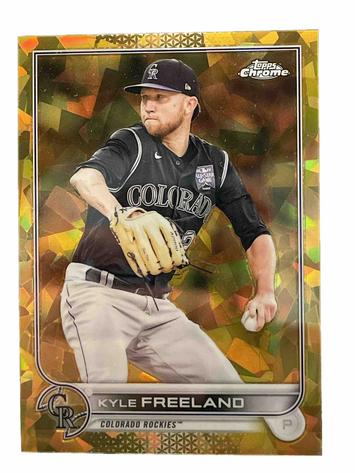 2022 Topps Chrome Sapphire Gold 45/50 Kyle Freeland #169 Colorado ...