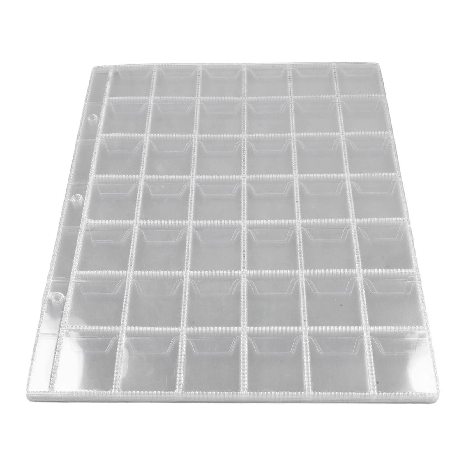 10 Sheet Plastic Coin Wallets 42 Pocket Holders Clear Pages for Coin ...