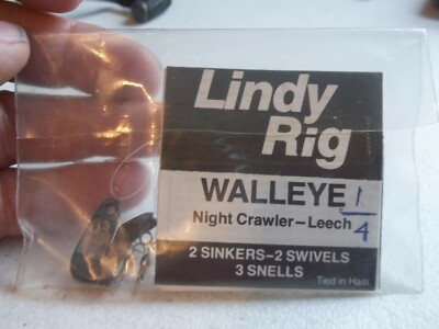 Lindy Floating Rig Walleye Night Crawler Leech RARE VINTAGE Free ...