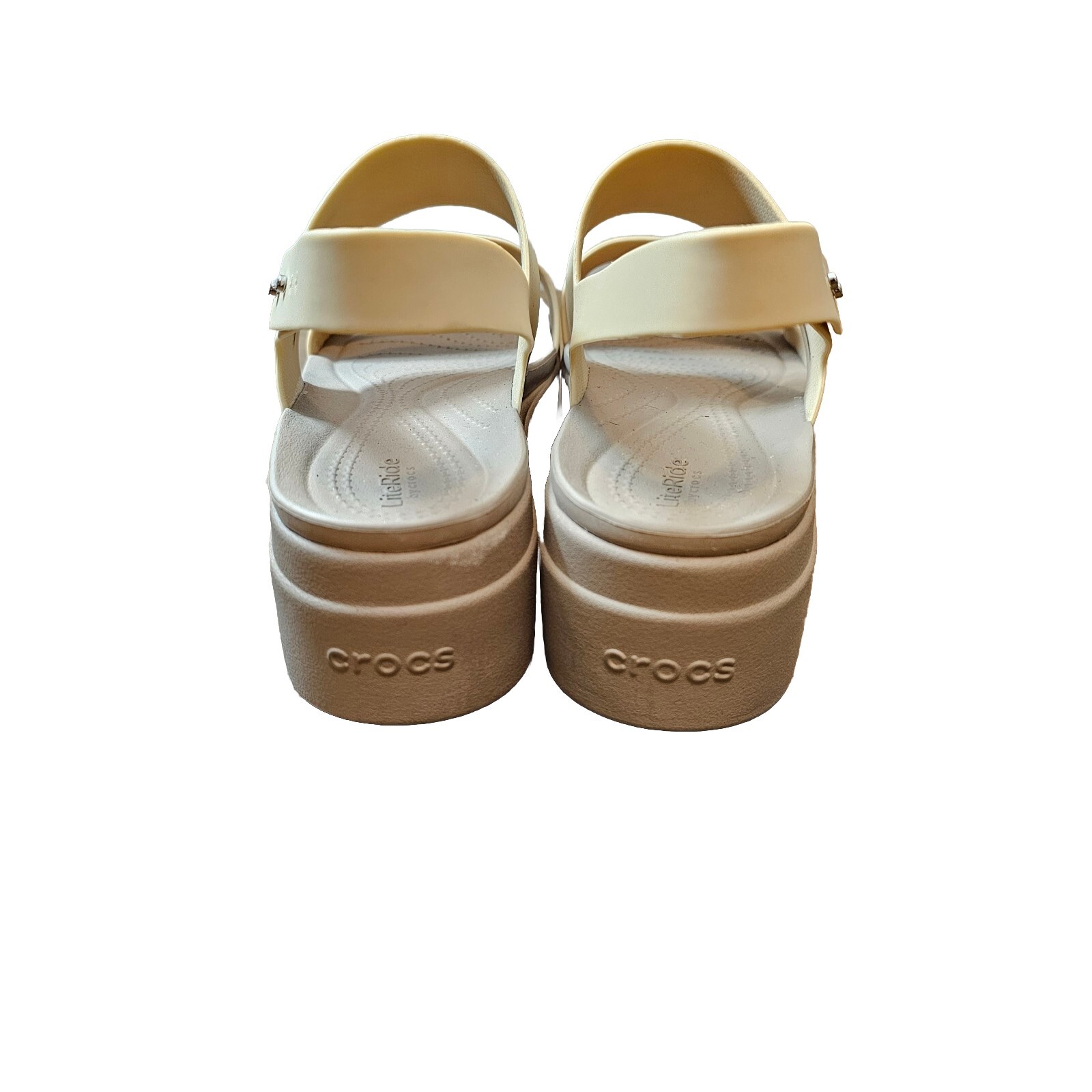 Crocs Brooklyn Low Wedge Platform Sandal Tan Women’s … - Gem