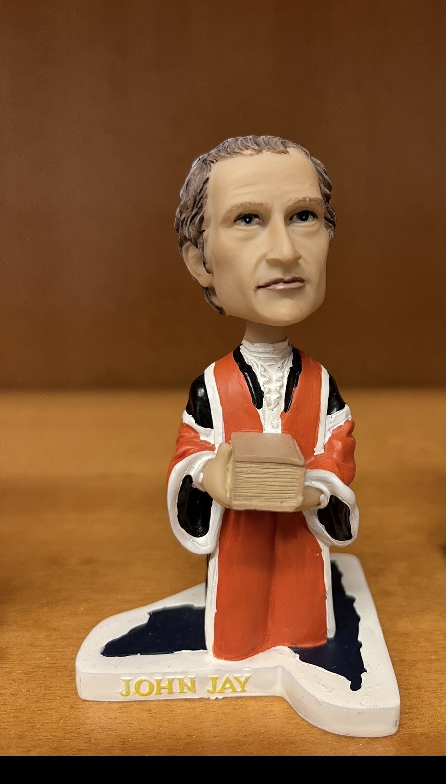 John Jay Bobblehead Green Bag Supreme Court Justice - NEW; NO BOX | eBay