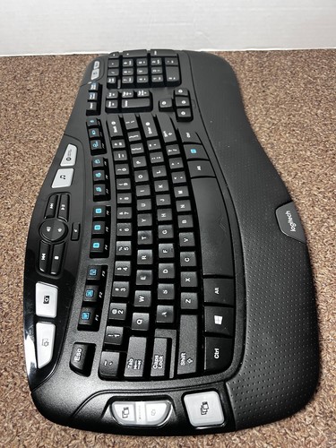 Logitech K350 Comfort Wave Ergonomic Wireless Keyboard Tested with ...