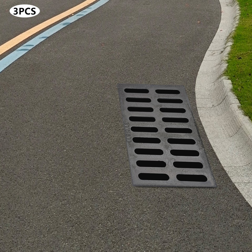 3* Drainage Trench & Driveway Channel Drain Grate Outdoor Channel ...