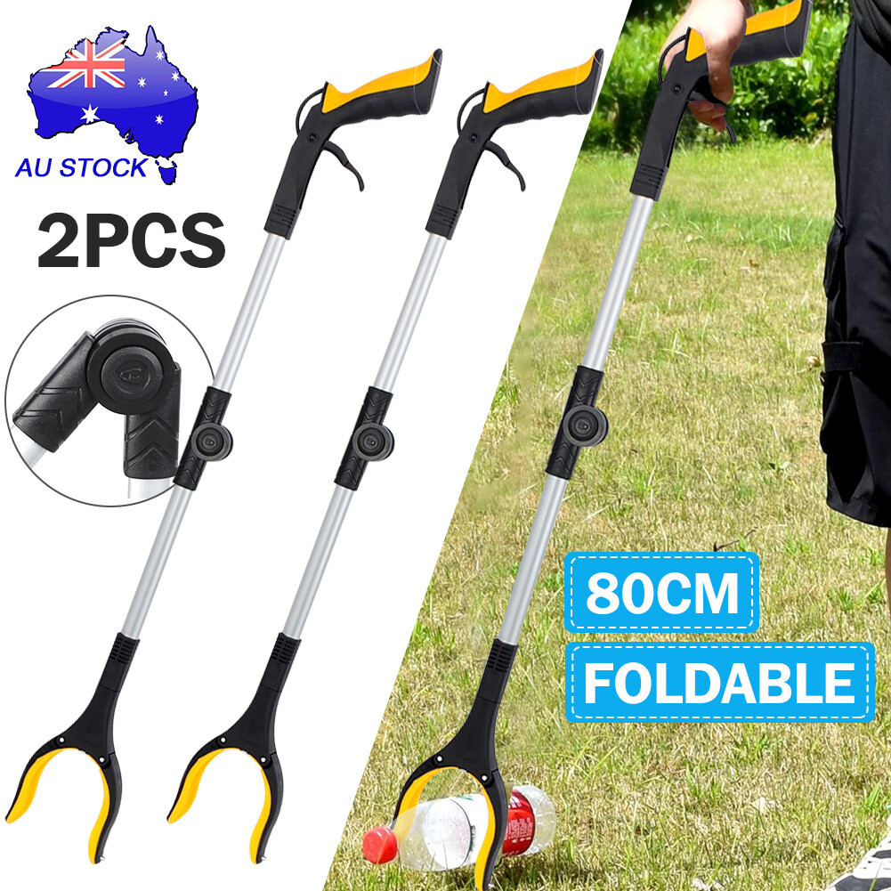 1/2/5X Magnetic Aluminium Pick Up Tool Reacher Grabber Hand Picker Arm ...