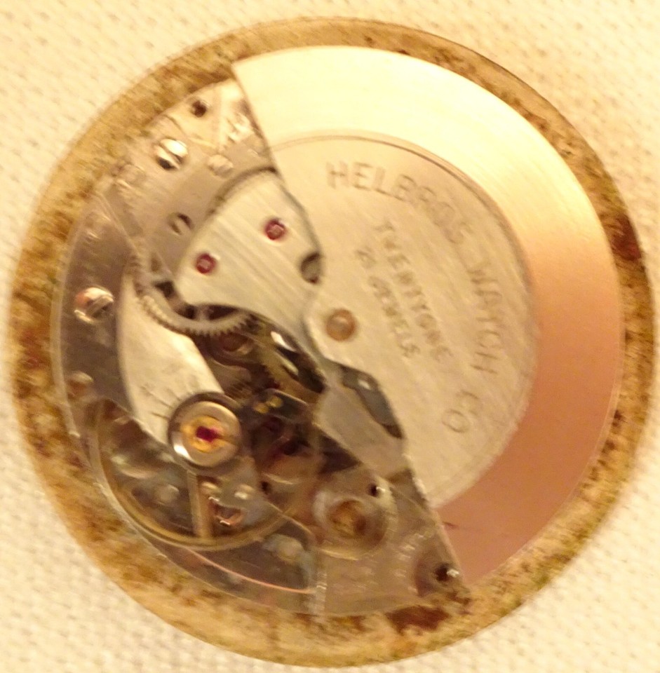 Vintage Helbros Automatic Wristwatch Movement 21J Men's Parts | eBay