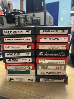 Vintage Prerecorded 8-Track Tape Cartridges - Lot of 16 | eBay