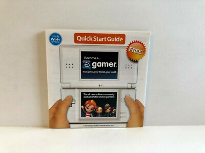Disney Gamer Quickstart Guide Nintendo DS INSERT ONLY Authentic | eBay