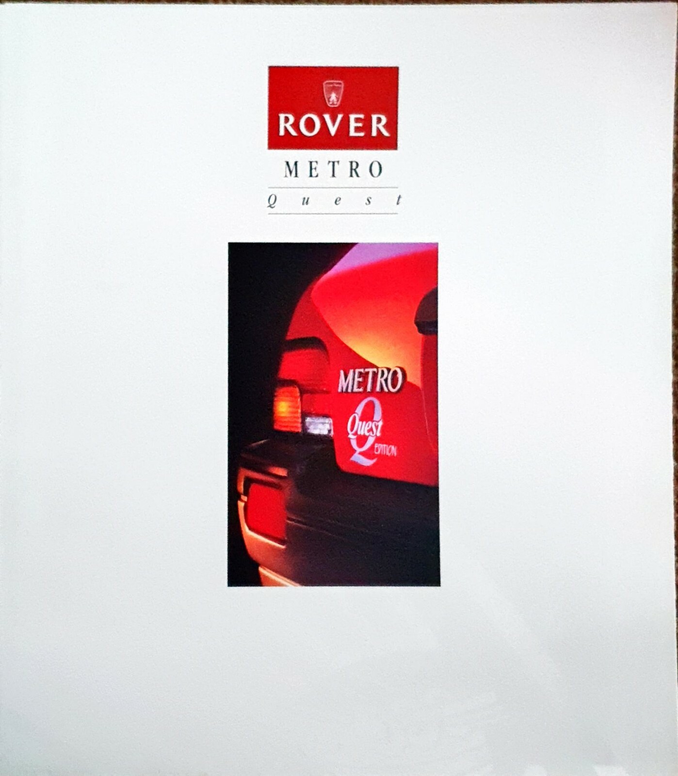 Rover Metro Quest Brochure 1992 | eBay