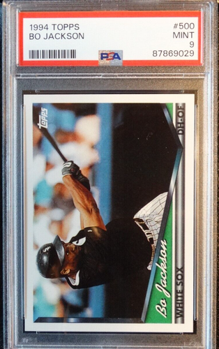 Rare 1994 Topps #500 Bo Jackson Chicago White Sox PSA 9 MINT | eBay.de