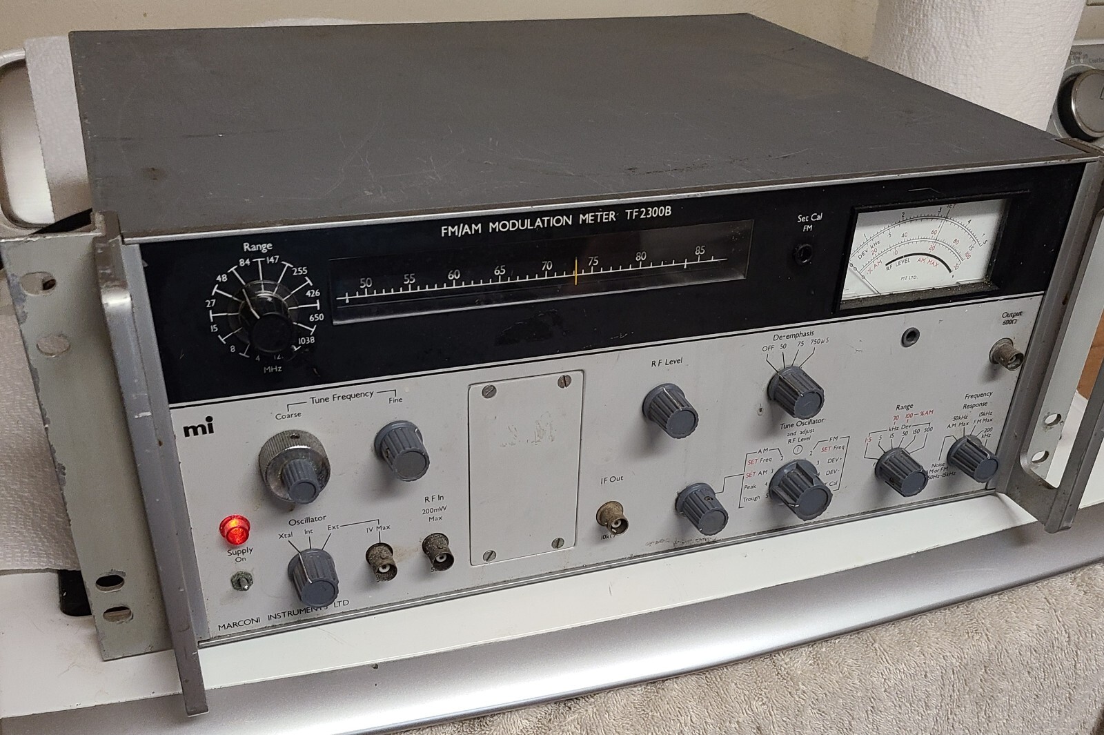 MI FM/AM MODULATION METER TF2300B WORKS | eBay