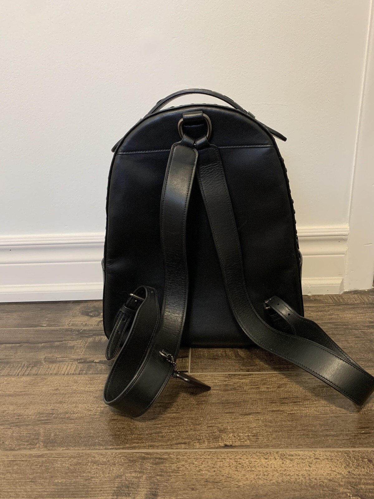 Coach Structured Leather Backpack, Brown And Black, L… - Gem