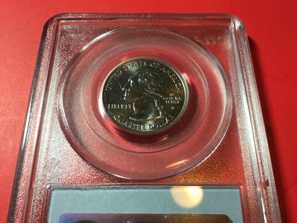 Wisconsin Extra Low Leaf Error. Quarter PCGS MS 64 Attractive Collector ...