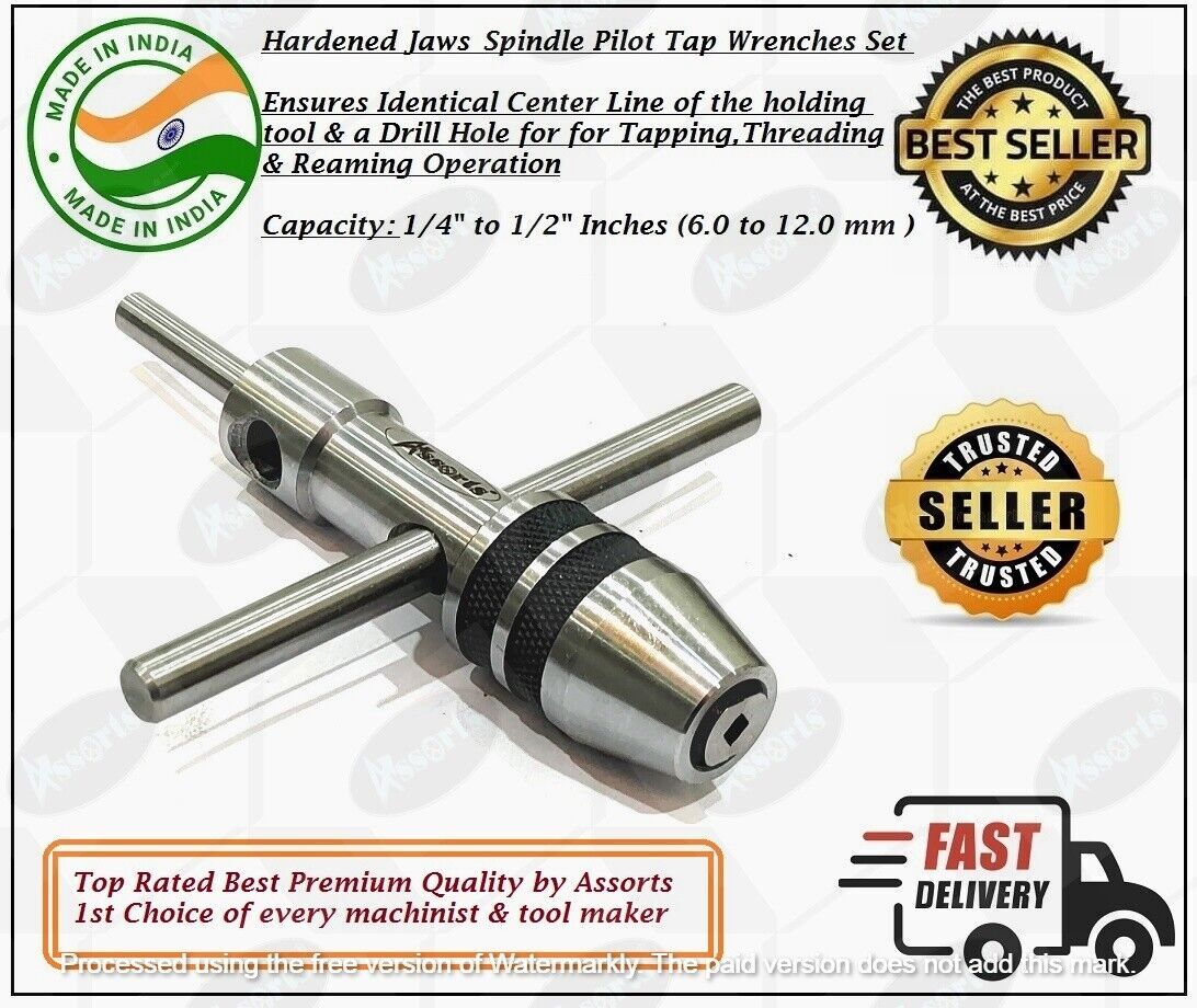 Hardened Jaw s Spindle Pilot Tap Wrench -Tapping, Threading & Reaming ...