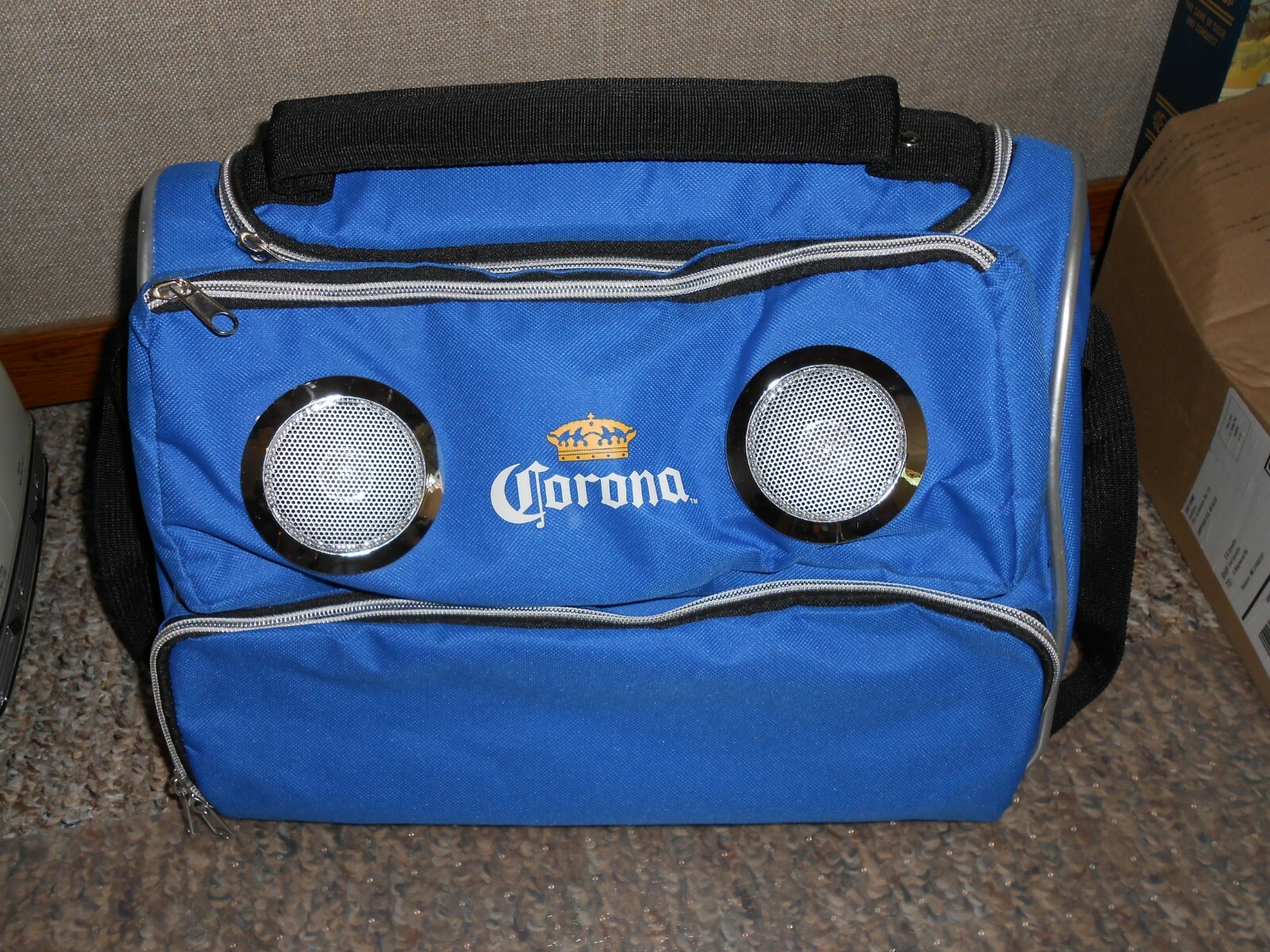 Corona Cooler Bag with removable Audio speakers with Headphone Jack ...