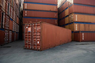 Used 40' High Cube Steel Storage Container Shipping Cargo Conex Seabox ...