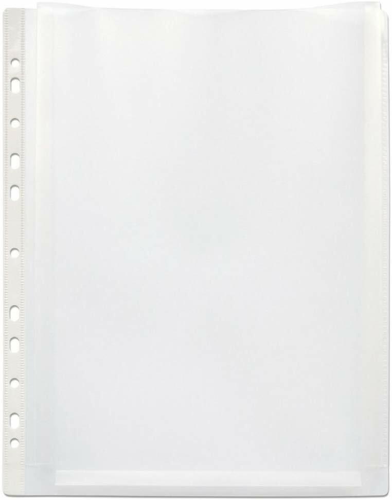 A4 Clear Plastic Punched Pockets Poly Folders Filing Wallets Sleeves ...