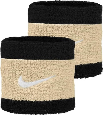 Paire Poignets Tennis Nike Swoosh Bracelet Lingette de Nez Éponge Noir ...