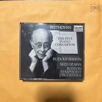 RUDOLF SERKIN Beethoven The Five Piano Concertos 3 CDs Set Telarc | eBay