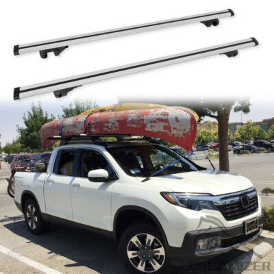 For Honda Ridgeline 53'' Aluminum Top Roof Rack Cross Bar Cargo Luggage ...