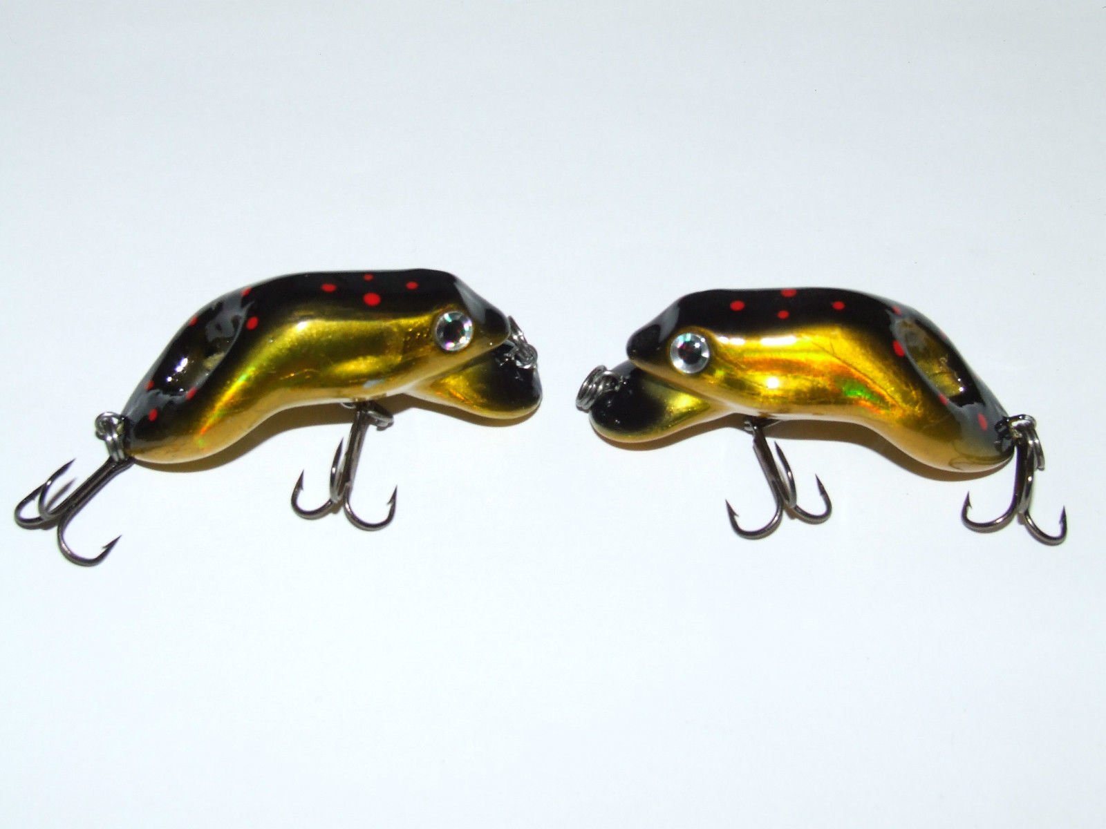 2 x ULTRA 10g FROG PLUG LURES RAPALA TREBLE HOOKS PIKE BASS COURSE ...
