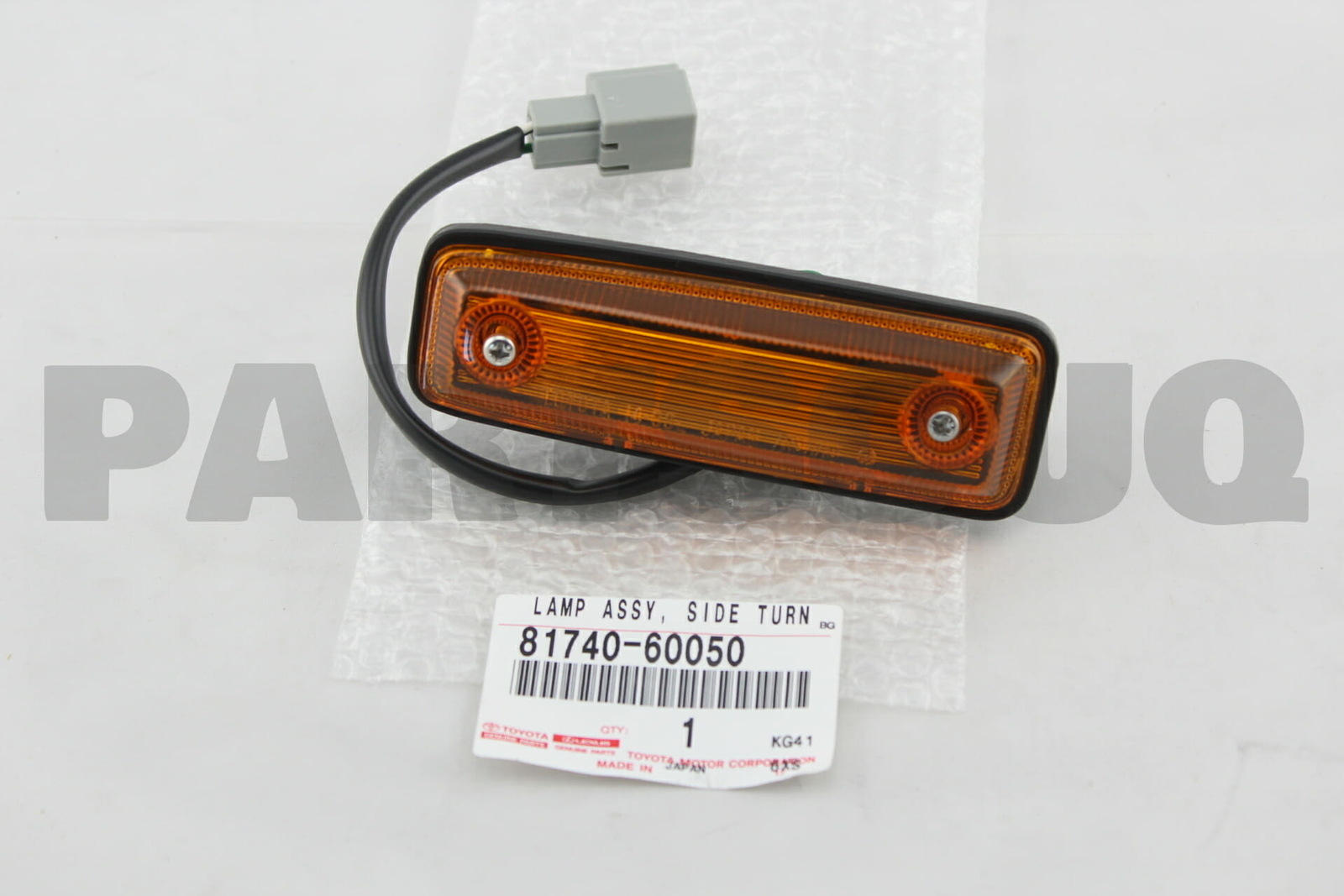 8174060050 Genuine Toyota LAMP ASSY, SIDE TURN SIGNAL, LH 81740-60050 ...