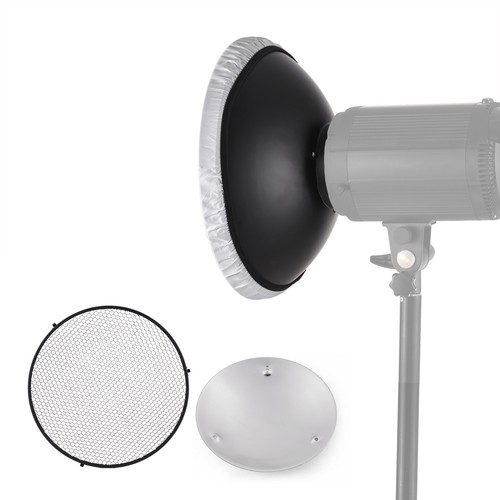 30cm11.8in Standard Reflector Dish Bowens Mount with White Diffuser ...
