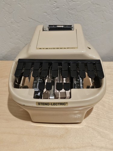 Stenograph Reporter Model STENO-LECTRIC Shorthand Machine ((READ)) | eBay