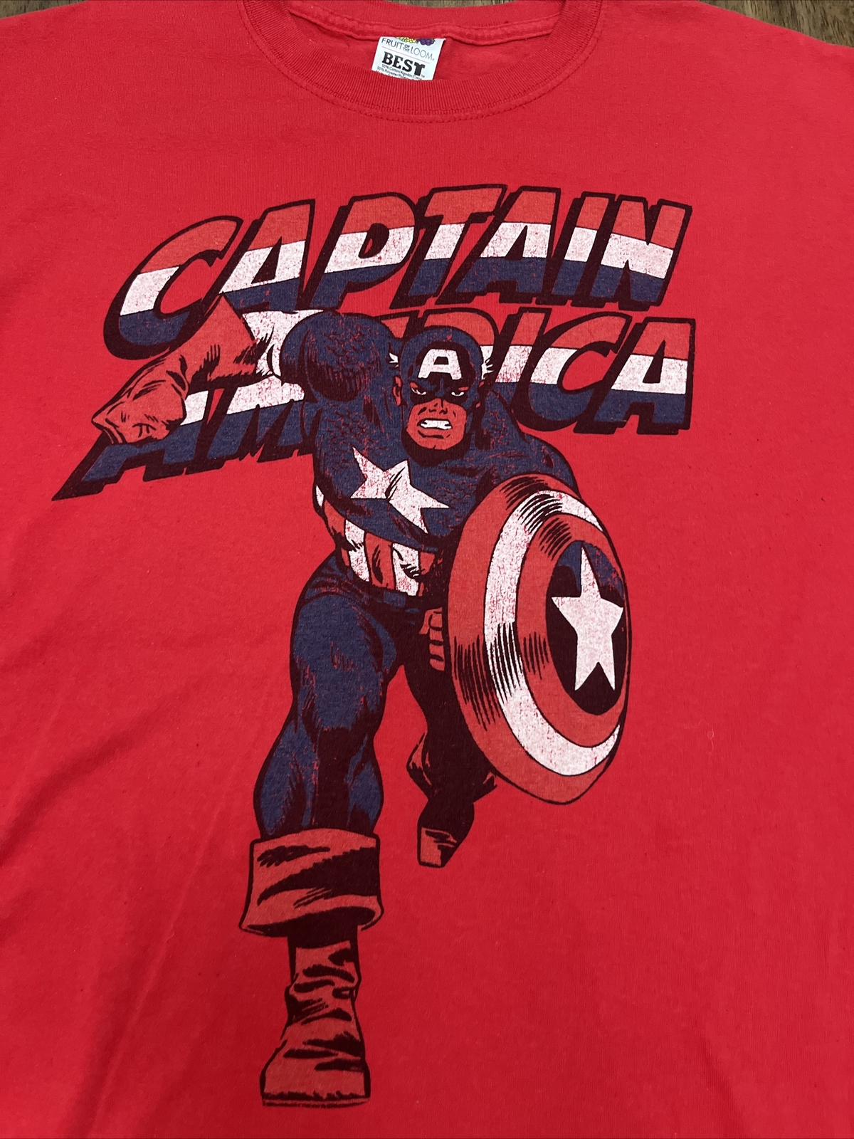 Vintage 1990's Captain America Fruit Of The Loom Men'… - Gem