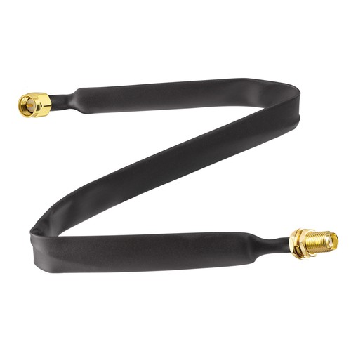 SMA Male to Female Window Flat Cable 50 Ohm 30cm for IP Camera Signal ...