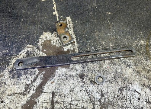 1948 - 1954 PONTIAC GENERATOR BRACKET w/ ADJUSTMENT ARM (OEM USED SET ...