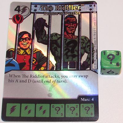 Foil THE RIDDLER: PRINCE OF PUZZLES 36/124 Batman Dice Masters DC | eBay