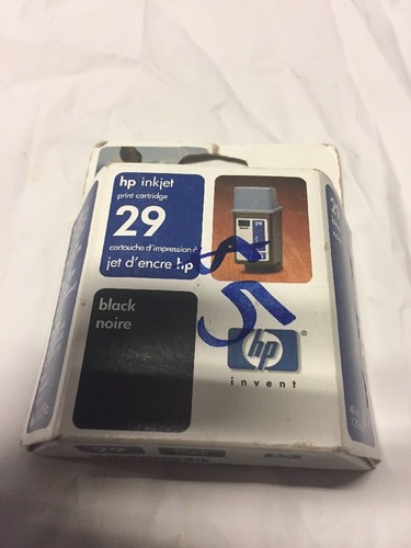 Genuine HP 29 Black Ink Cartridge Exp 03/2004 | eBay