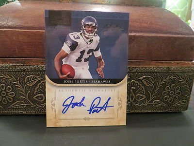 National Treasures Century Autograph Rookie Seahawks Josh Portis 19/25 ...
