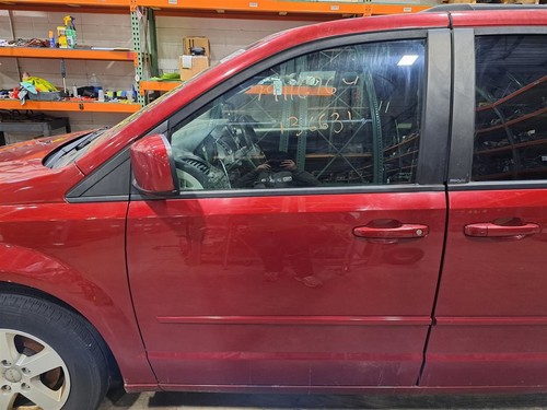 2011 Caravan Left Driver Side Front Door Assembly Color: Red Prp | eBay