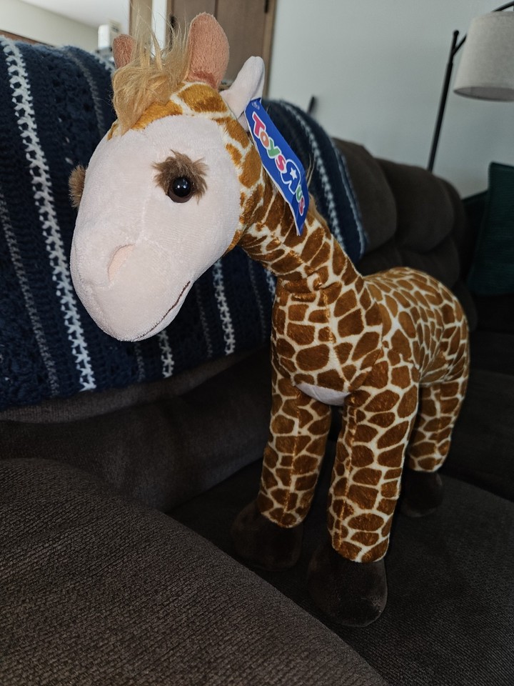 Toys R Us Geoffrey Giraffe Tall Large 22 Inch Plush 2012 Stuffed Animal ...