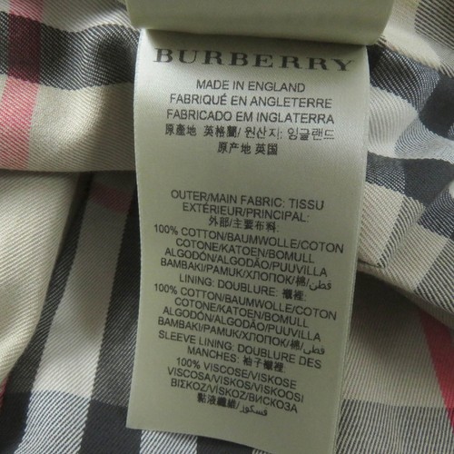 BURBERRY Kensington Cotton Lining Nova Check Pattern Trench Coat Beige ...
